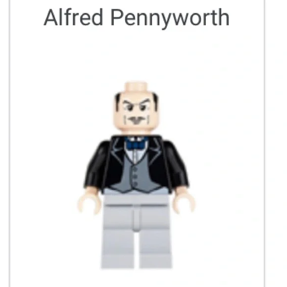 Lego Alfred Decals LEGO Sticker Sheet For Set 70907 (30823) | Brick